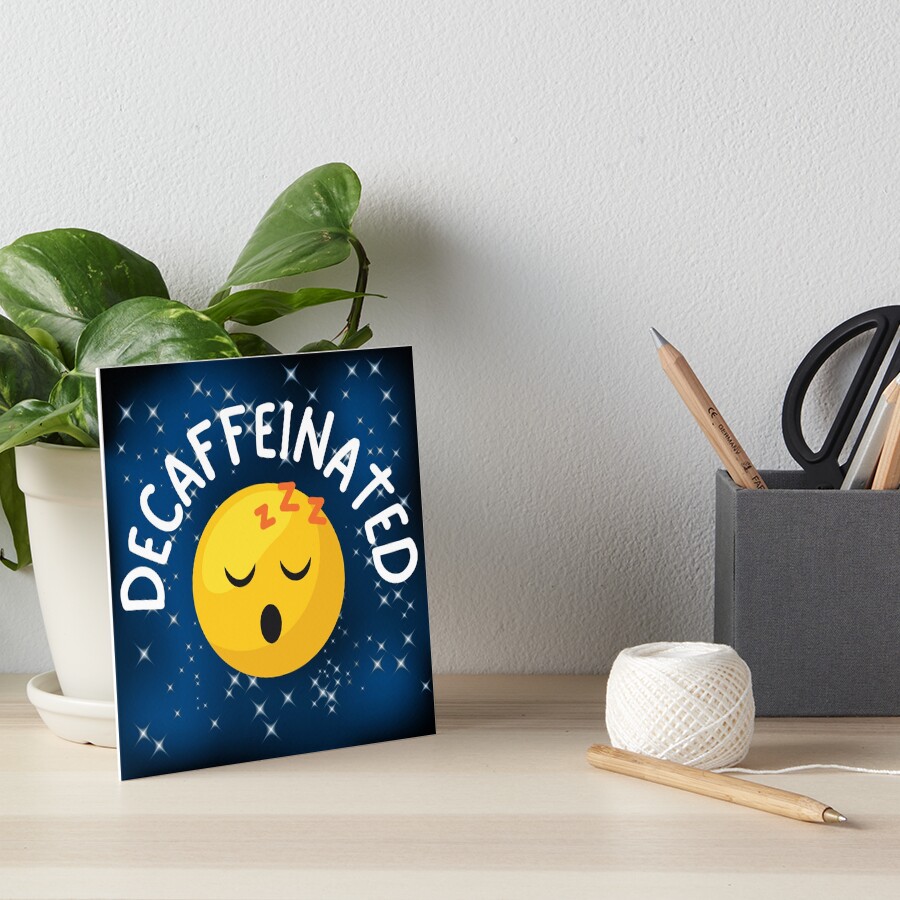 "Decaffeinated Sleepy Bedtime Emoji (See also my matching caffeinated ...