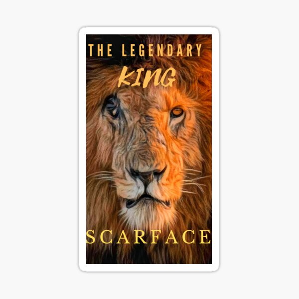 "Scarface" Sticker for Sale by Pharaohs-Store | Redbubble