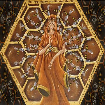 "Apis Melissae the Bee Goddess" Art Board Print for Sale by ...