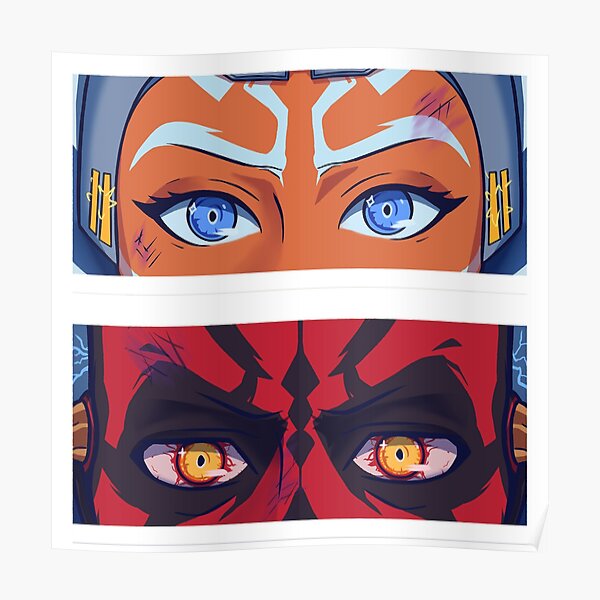 "Battle eyes" Poster for Sale by Buri-Creations | Redbubble