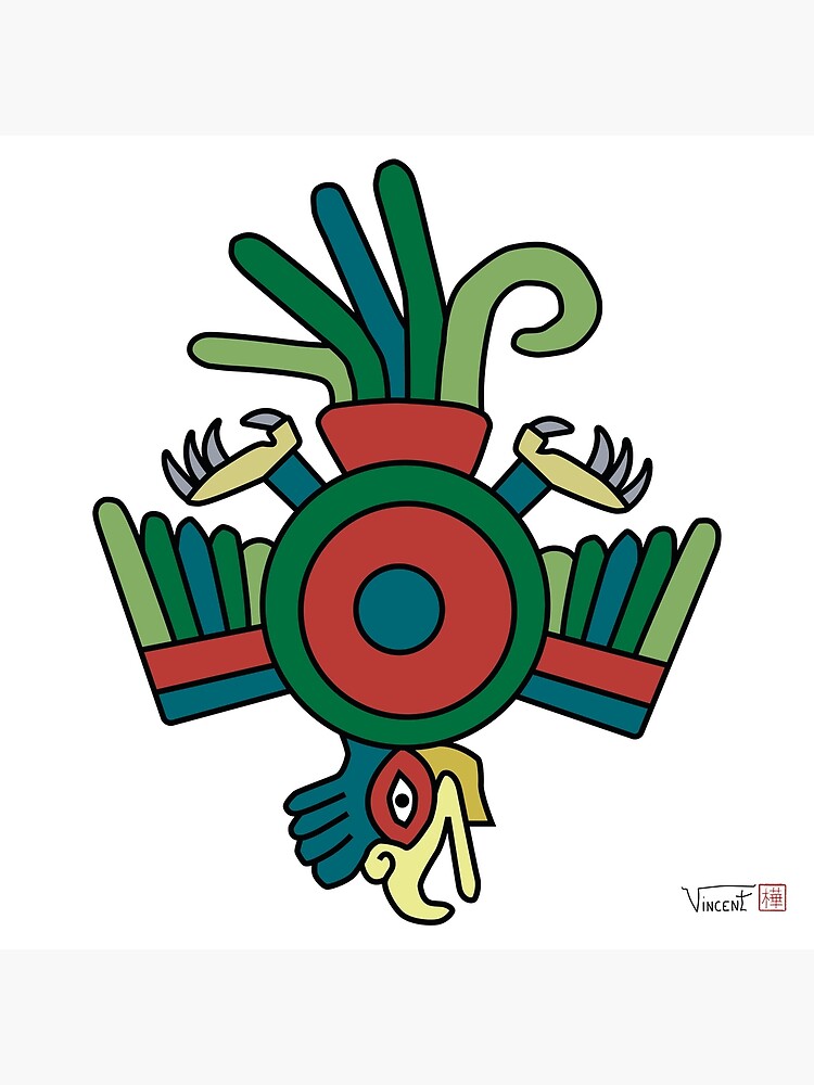 Lámina fotográfica «Quetzal águila híbrida pájaro mitológico azteca por ...