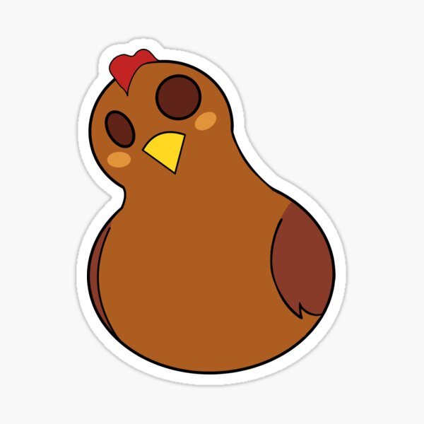 "Cute Chibi Chicken" Sticker for Sale by Cutest-Raccoon | Redbubble