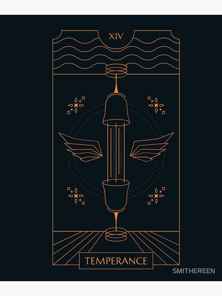 "The Temperance" Sticker by SMITHEREEN | Redbubble