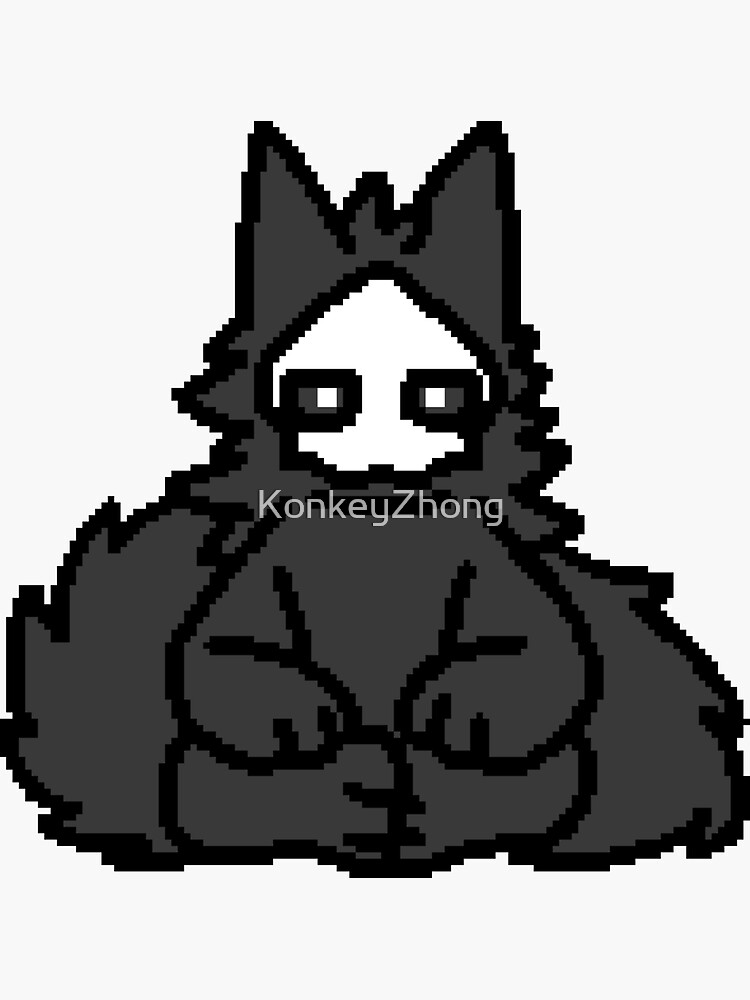 "Changed - Puro Sitting Sprite" Sticker by KonkeyZhong | Redbubble