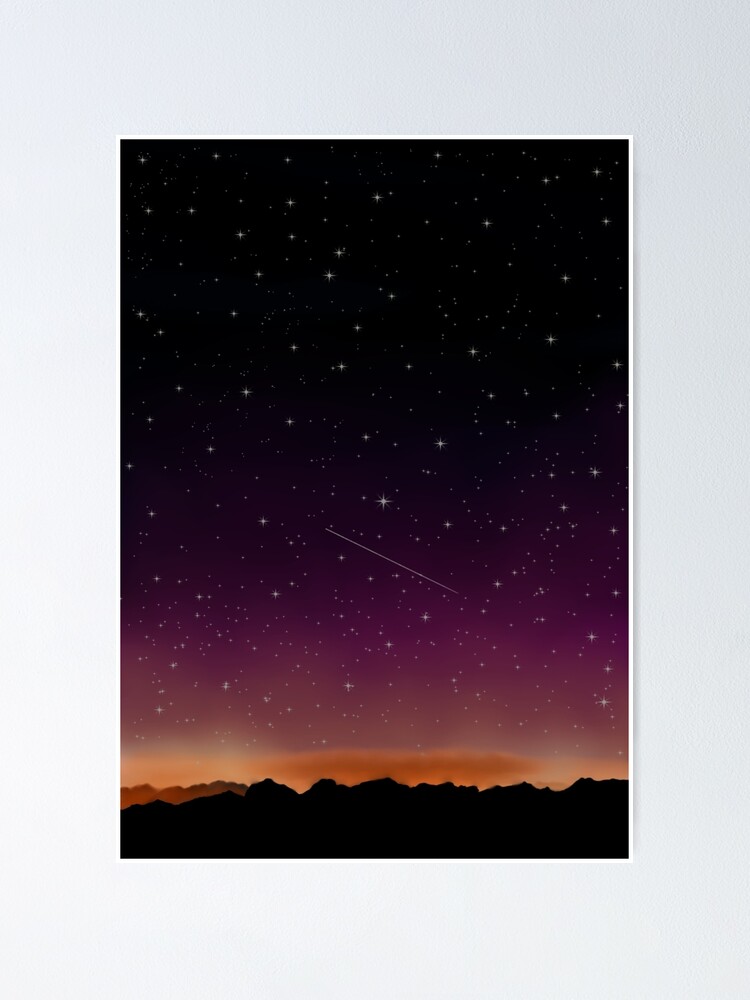 "Starry night sky" Poster by I-ARTS | Redbubble