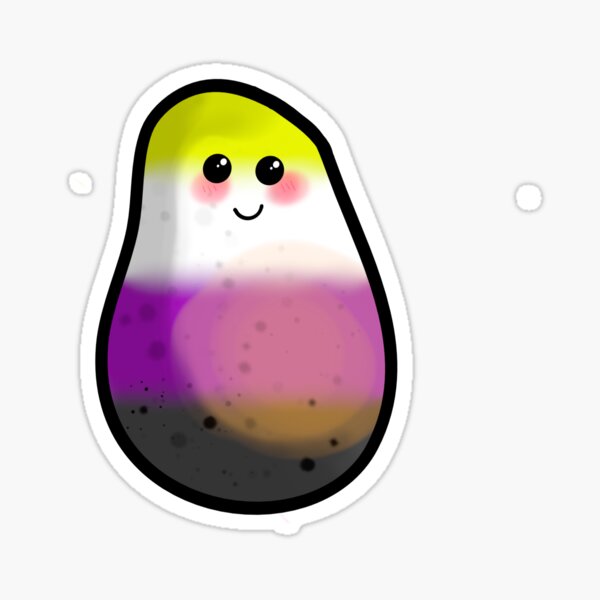 "Non-binary pride potato" Sticker for Sale by pandio | Redbubble
