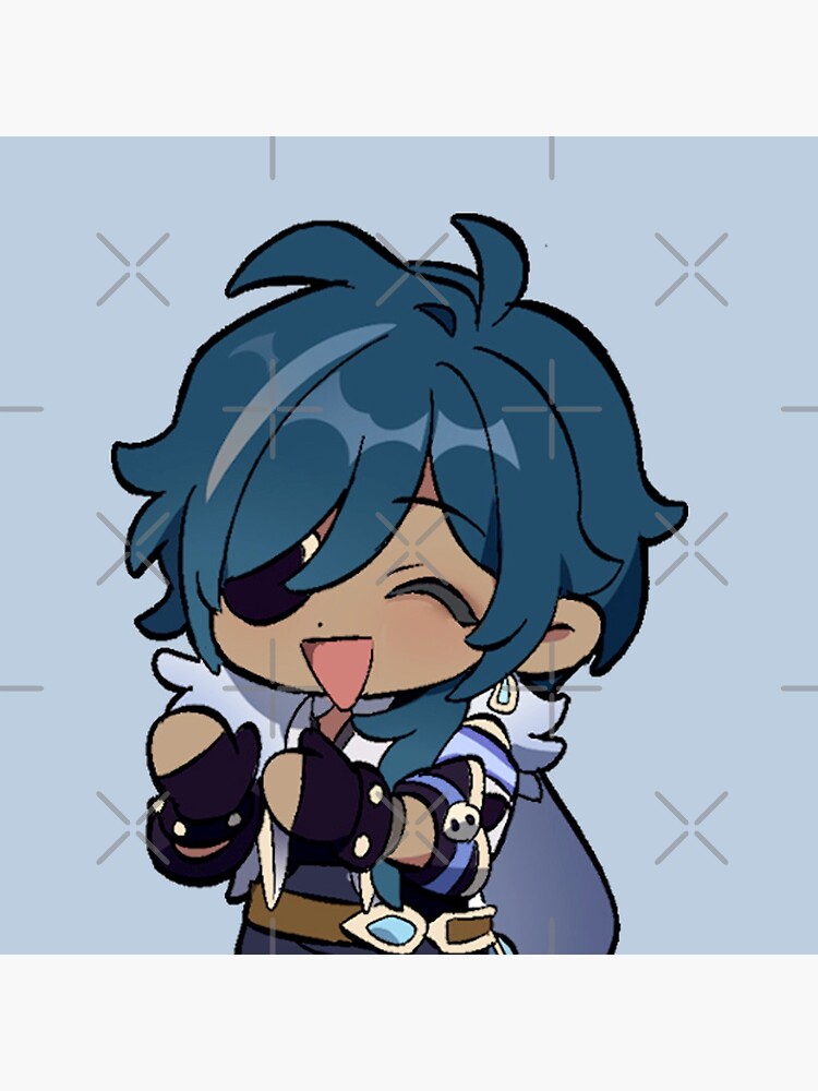 "Chibi Kaeya - Genshin Impact" Art Print by persephonexx | Redbubble