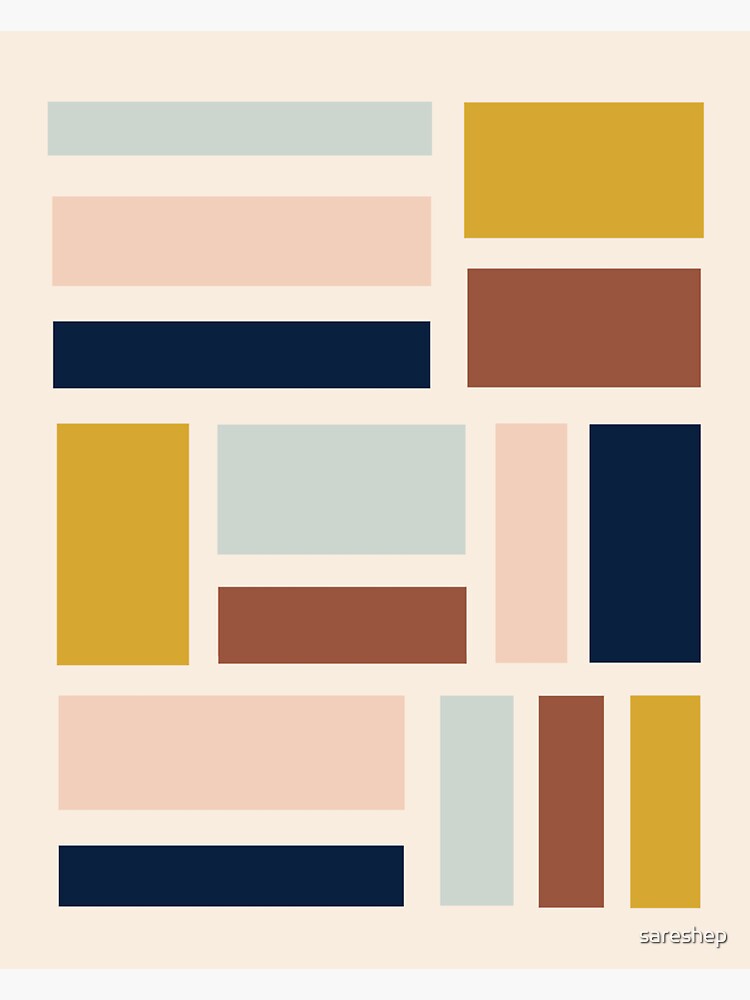 "Colored Block Design" Sticker for Sale by sareshep | Redbubble