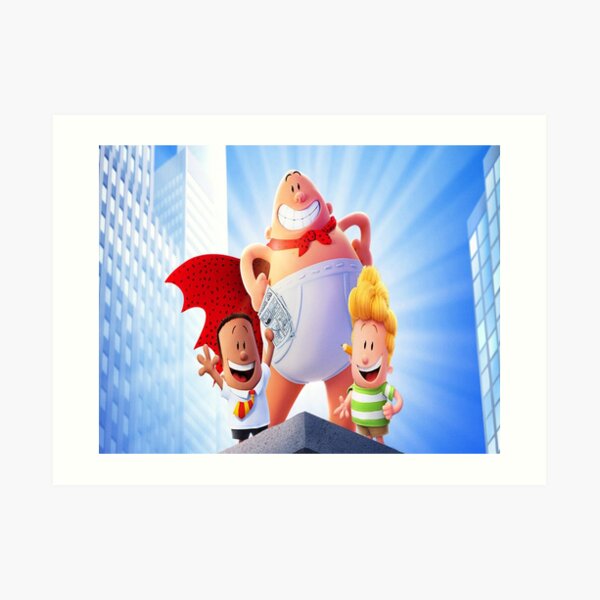 Captain Underpants Art Prints | Redbubble