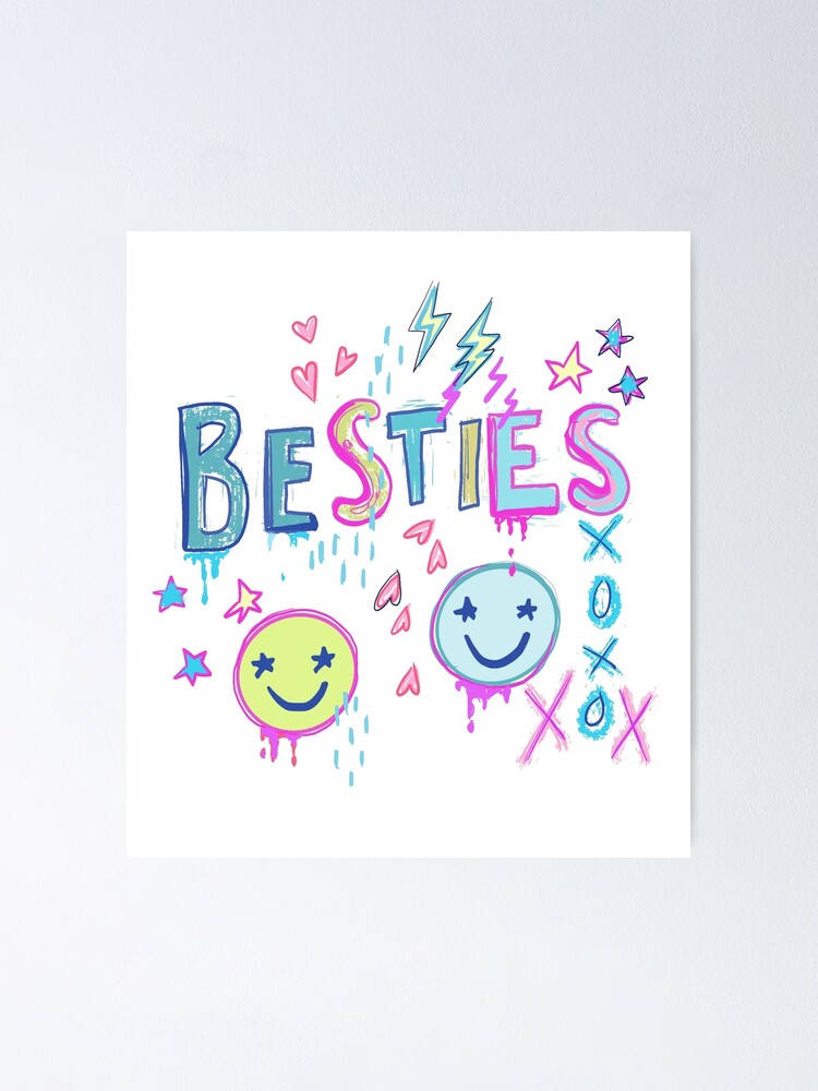 "Preppy Art, Best Friends, Besties, Happy Face, Smiley Face, Choose ...