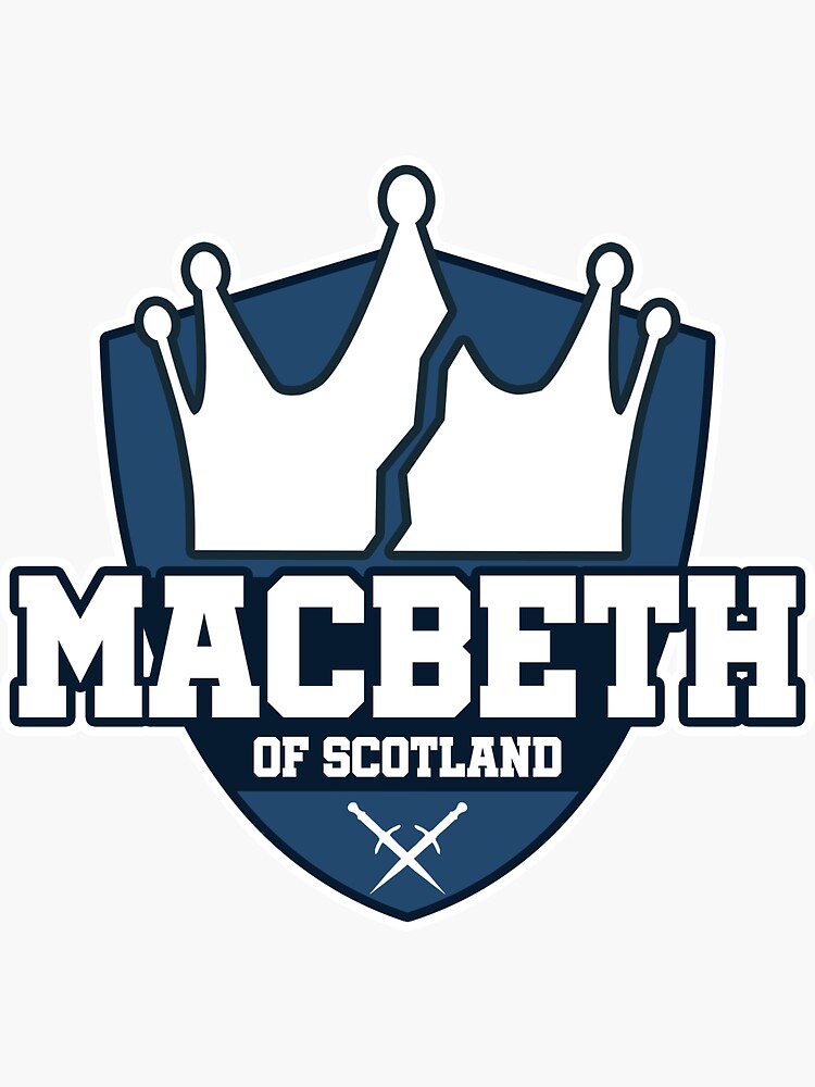 "Macbeth Logo" Sticker for Sale by DwarfSeal | Redbubble