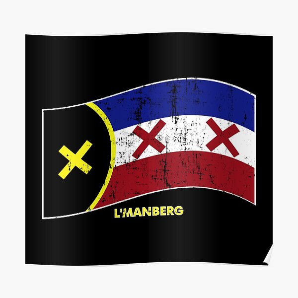 "Lmanberg flag" Poster by PurpelDream001 | Redbubble