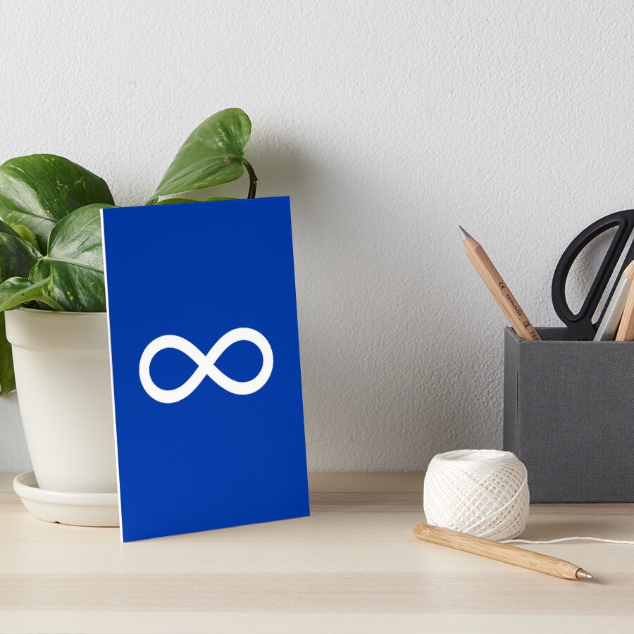 "Métis Flag, Metis Symbol, Métis Indigenous #5" Art Board Print for ...