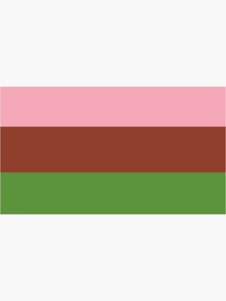 "gynosexual flag " Sticker by isabellebee | Redbubble