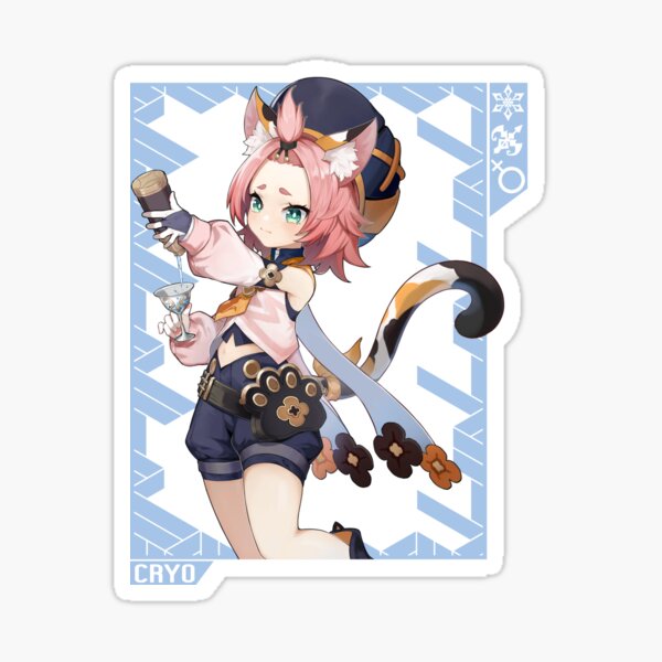 "Diona Genshin Impact" Sticker for Sale by HandyBrandy | Redbubble