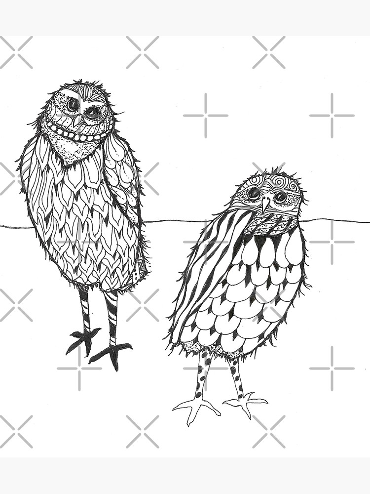 "Kekuli Owls" Poster by LorettaWest | Redbubble
