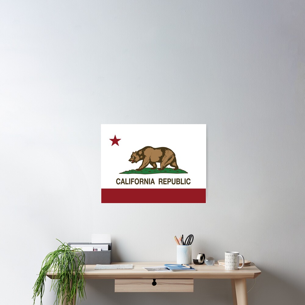 "California Republic Flag" Poster by NorCal | Redbubble