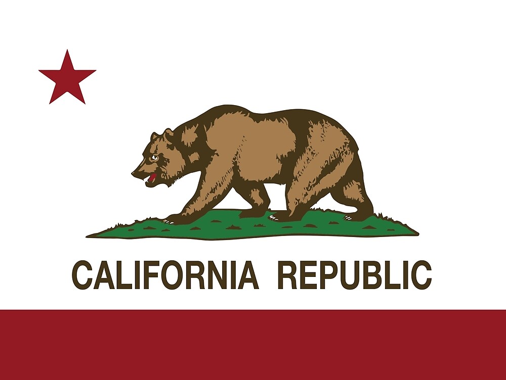 "California Republic Flag" by NorCal | Redbubble