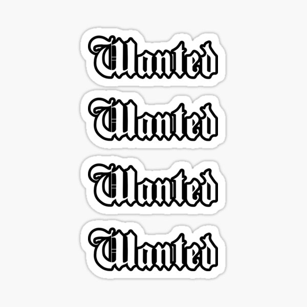 "GTA San Andreas - "Wanted"" Sticker for Sale by DesignBoulevard ...