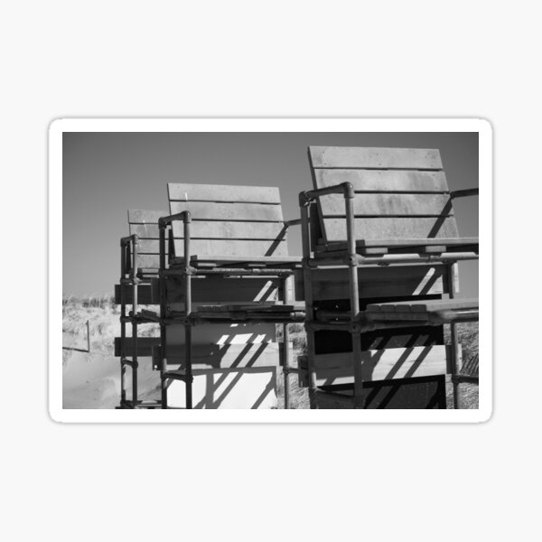 "Lifeguard Chairs" Sticker for Sale by jarule723 | Redbubble
