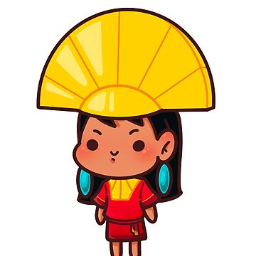 "Chibi Inca emperor" Sticker for Sale by Kaymorin | Redbubble