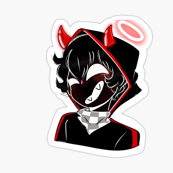 "badboyhalo" Sticker for Sale by raccoonartss | Redbubble
