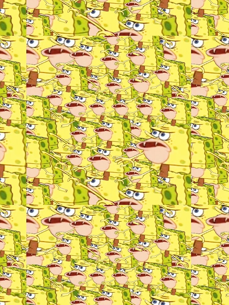 "Primitive Spongebob Meme Collage" T-shirt for Sale by snorkle ...
