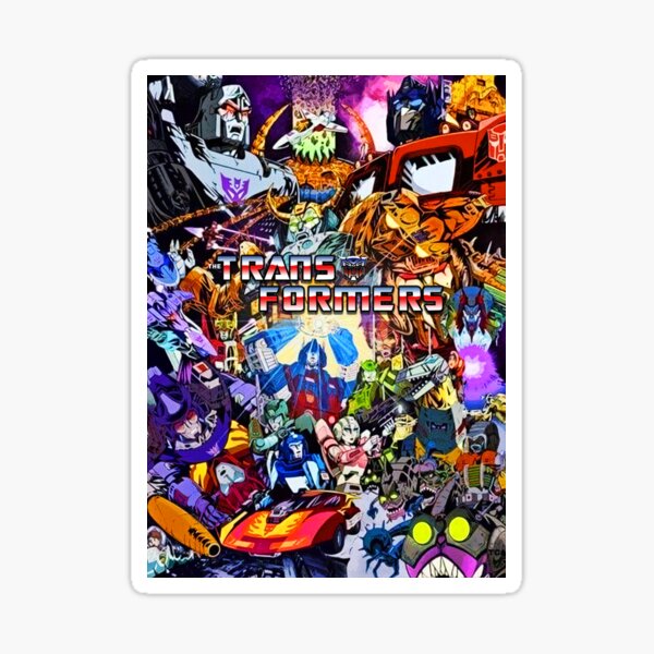 "Transformers The Movie" Sticker for Sale by planetcybertron | Redbubble