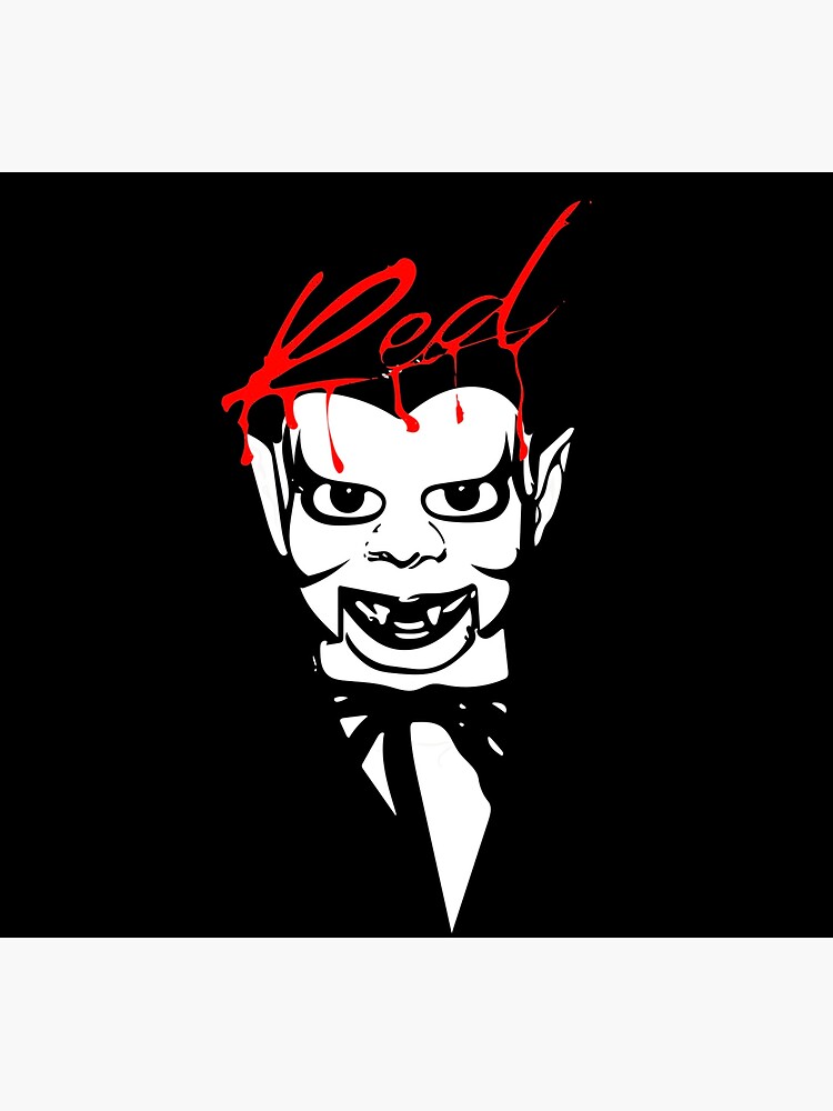 "WHOLE LOTTA RED VAMP PUPPET" Sticker for Sale by TheSauceGarden ...