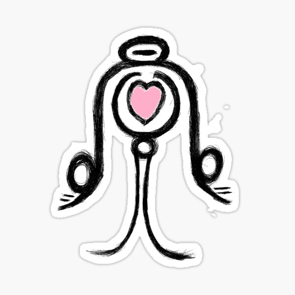 "Chinese "Love"" Sticker by daring0718 | Redbubble