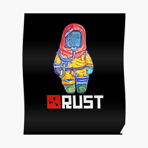 "Rust Game Hazmat Suit" Poster for Sale by CTTDesigns | Redbubble