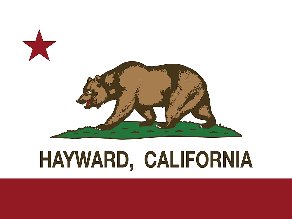 "Hayward California Republic Flag " by NorCal | Redbubble