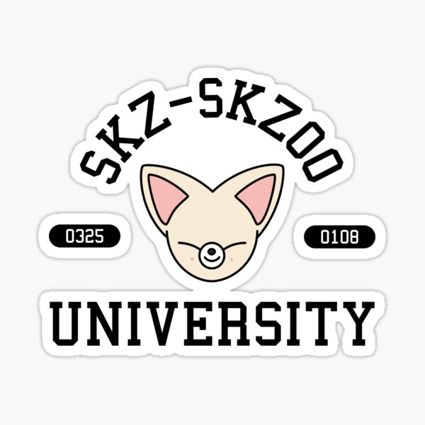 "Stray Kids SKZOO University FoxlNy, Jeongin" Sticker by Hynke | Redbubble