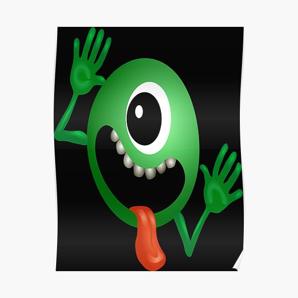 "little drawing, humor, funny, green man" Poster by abdoupro | Redbubble