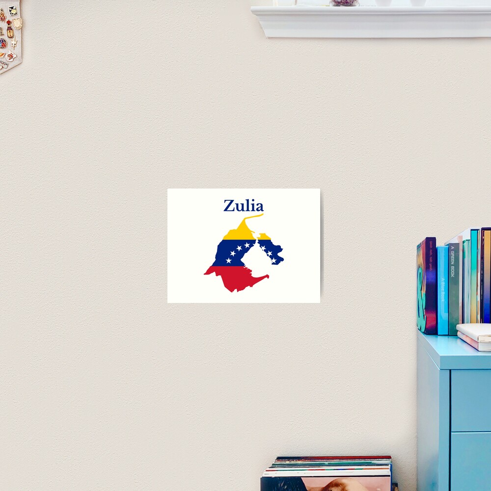 "Zulia State Map Design, Venezuela" Poster for Sale by Marwa ...