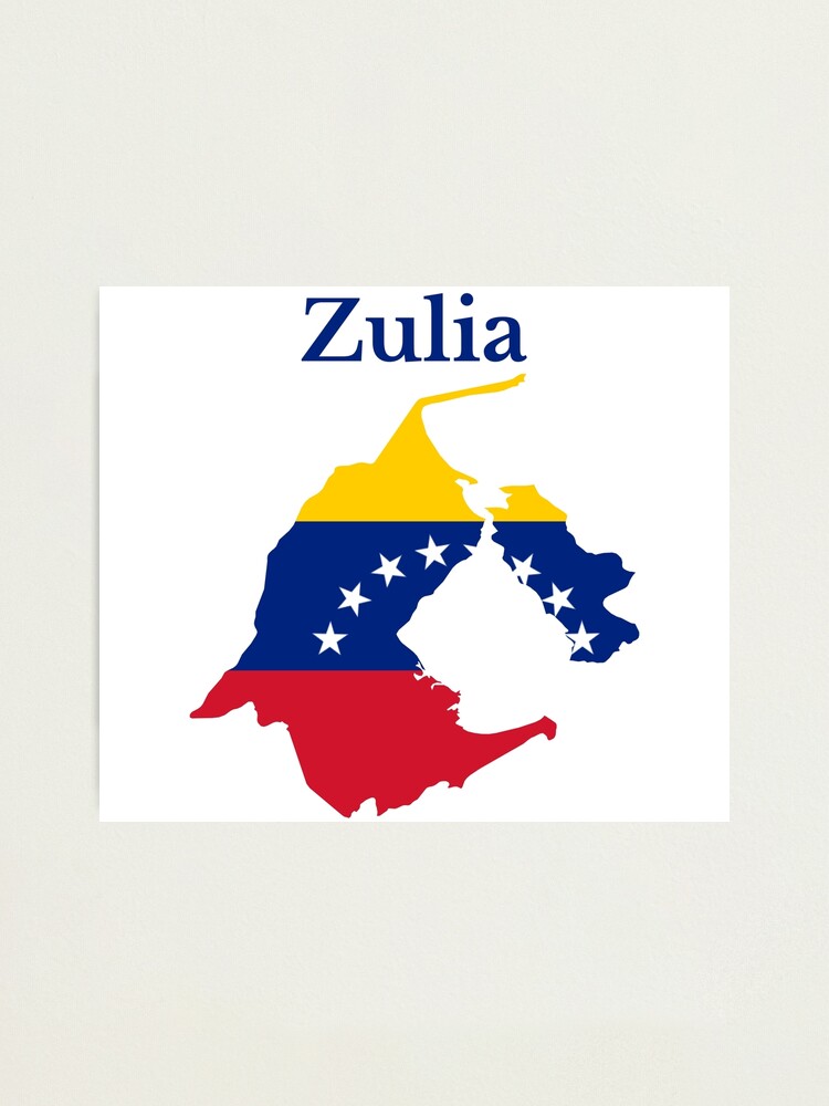 "Zulia State Map Design, Venezuela" Photographic Print for Sale by ...