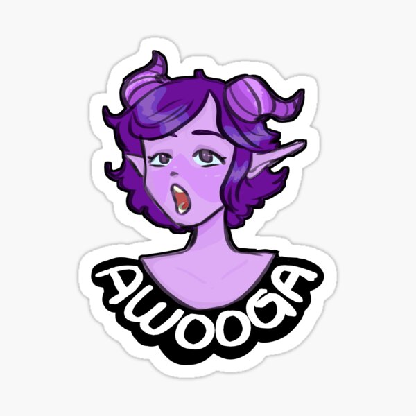 "Velrisa Pog Awooga" Sticker for Sale by RainsCactus | Redbubble