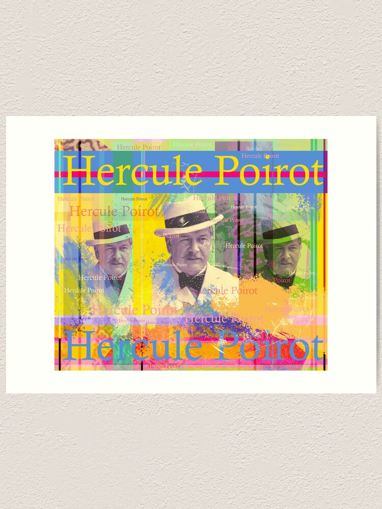 "Hercule Poirot portrait, aesthetic collage with famous people, well ...