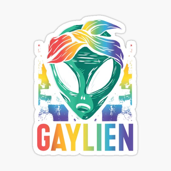 "LGBT Gay Pride Month Gaylien.png" Sticker for Sale by FromWanda ...