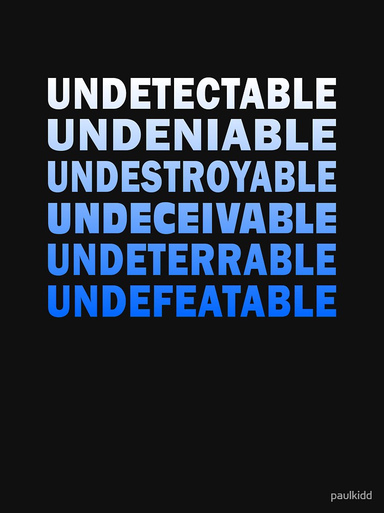 "Undetectable" T-shirt for Sale by paulkidd | Redbubble | hiv t-shirts ...