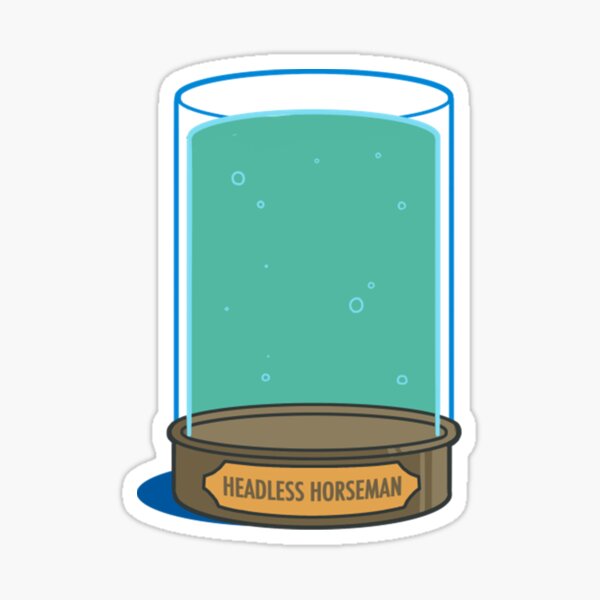 "Missing Head" Sticker for Sale by Emoryguerra | Redbubble