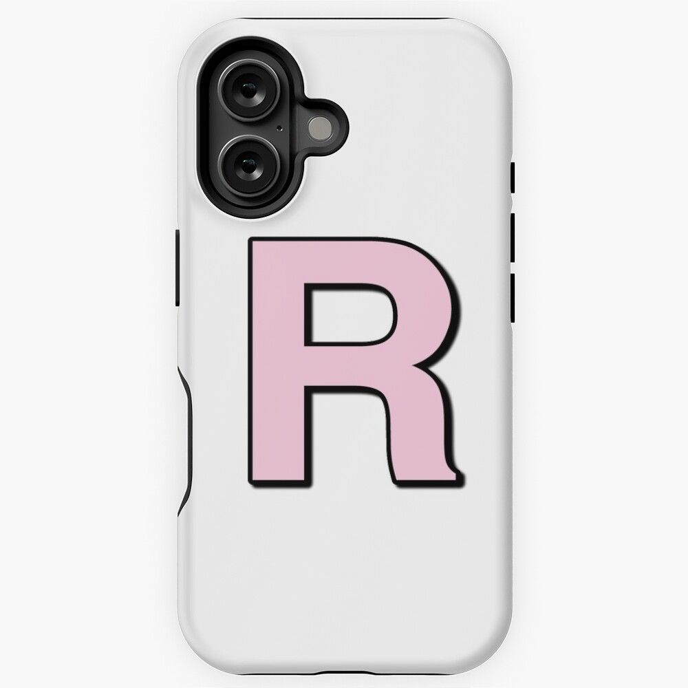"Pink letter R" Sticker for Sale by imantahar | Redbubble
