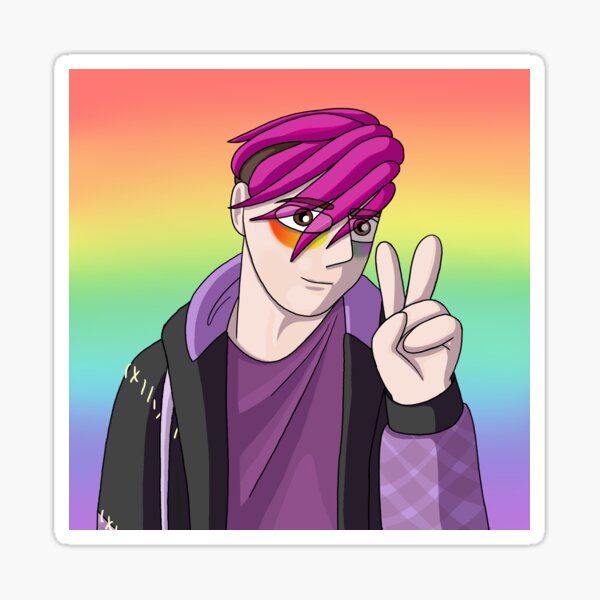 "Sanders Sides Pride Virgil (4/8)" Sticker for Sale by creativitwins ...