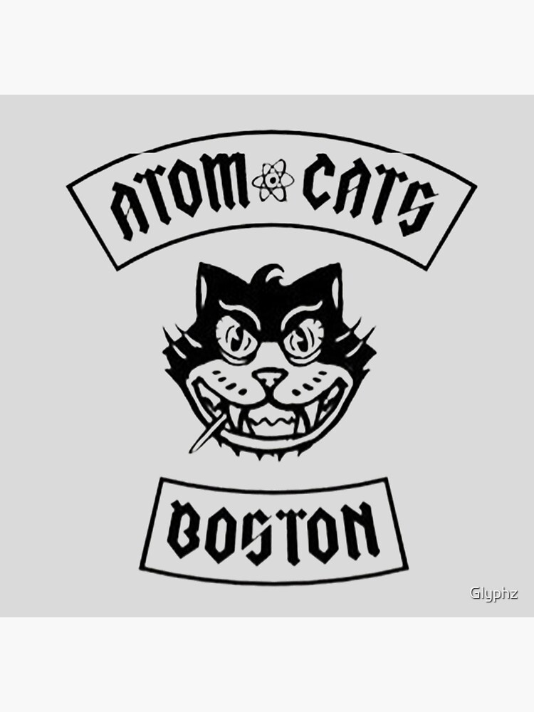"Atom Cats Badge 4" Poster for Sale by Glyphz | Redbubble