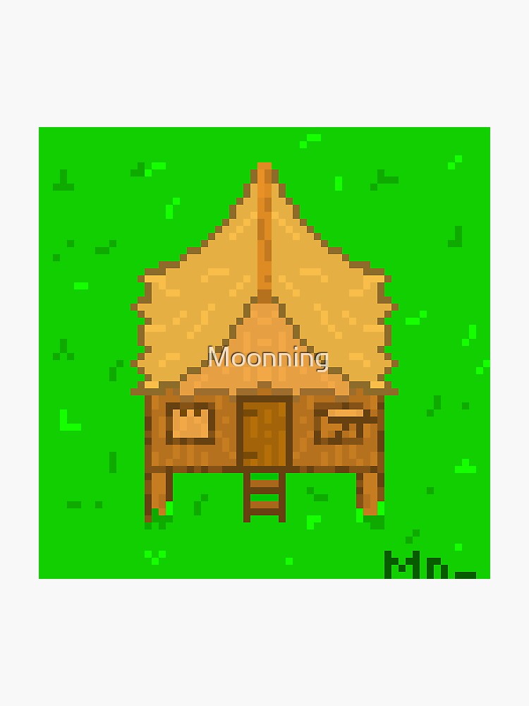 "Nipa Hut (Bahay Kubo)" Sticker for Sale by Moonning | Redbubble