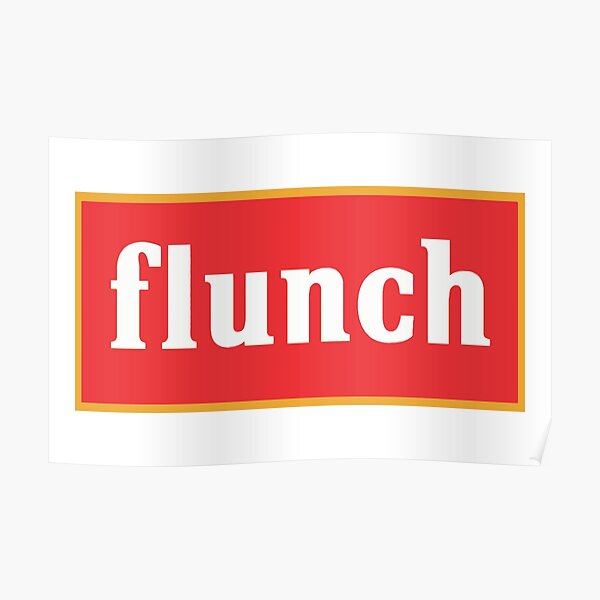 "whatisthe./;./?flunch.;.,/logo" Poster for Sale by zaniyaja | Redbubble