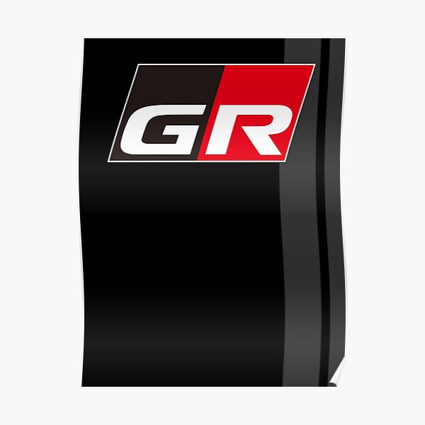"GR yaris supra GAZOO RACING A91 racing stripes " Poster by ...