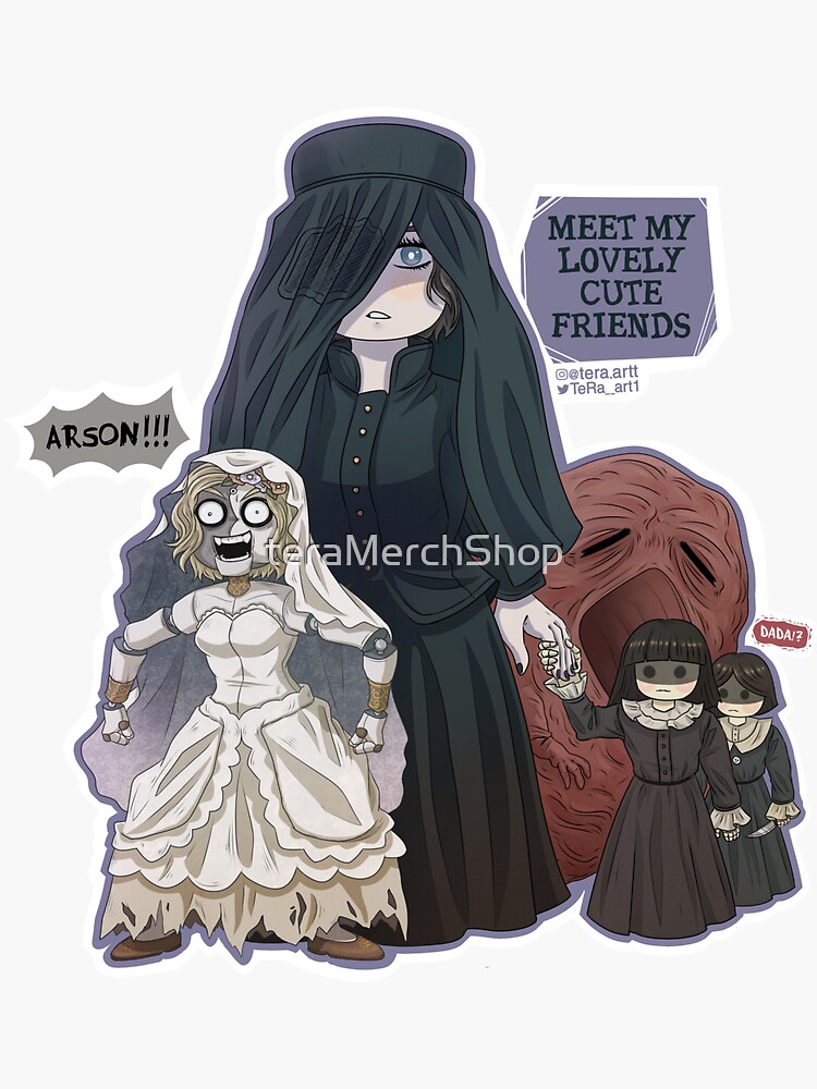 Sticker « Donna Beneviento et Angie de Re8 Crazy doll », par ...