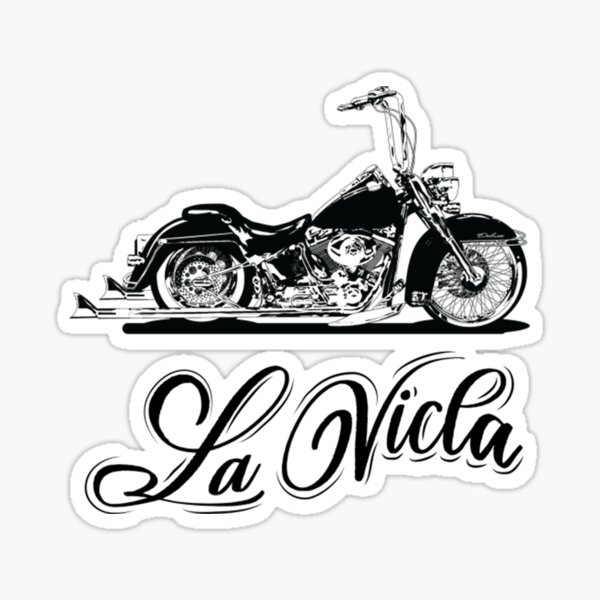 "Viclas Lowrider Harley T-ShirtLa Vicla" Sticker for Sale by TarinFlem ...
