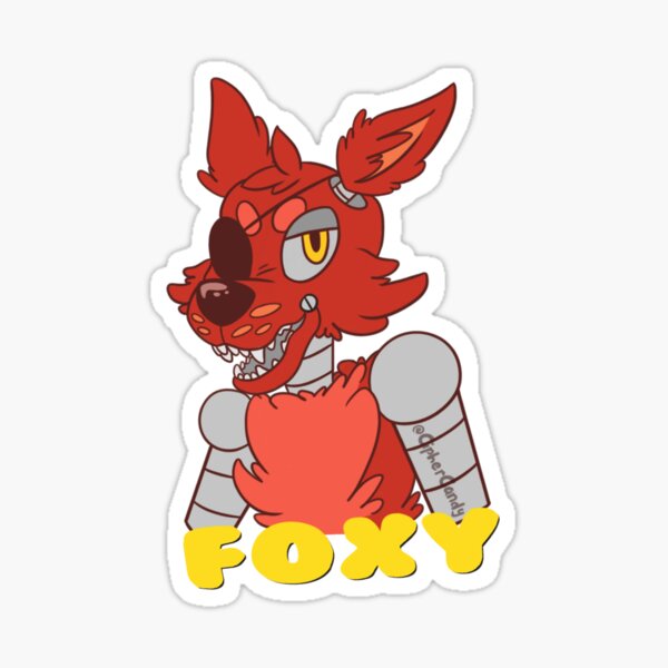 "Foxy" Sticker for Sale by CipherCandy | Redbubble